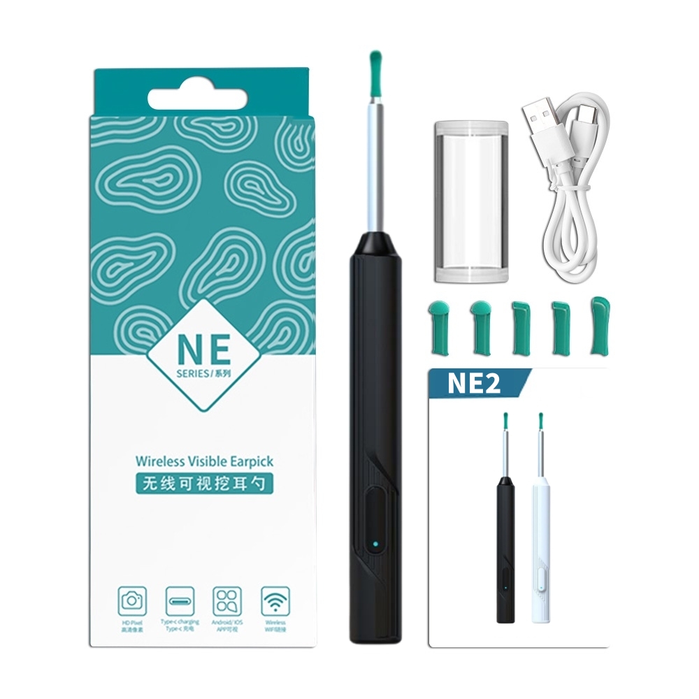 Wireless Smart Visual Ear Cleaner Otoscope Ear Wax Removal Tool with ...