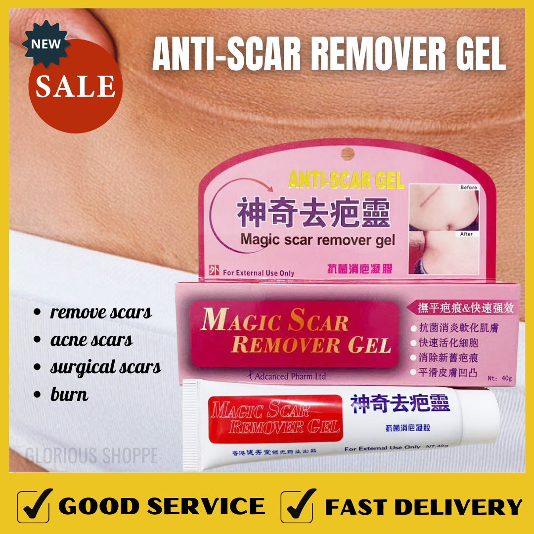 NEW ARRIVAL Magical Scar Remover Gel Acne Scar Mark Stubborn Scar Burn ...