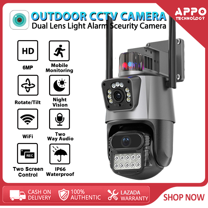 ICSEE XM R13 Dual lens cctv camera outdoor Waterproof Wifi Camera ...
