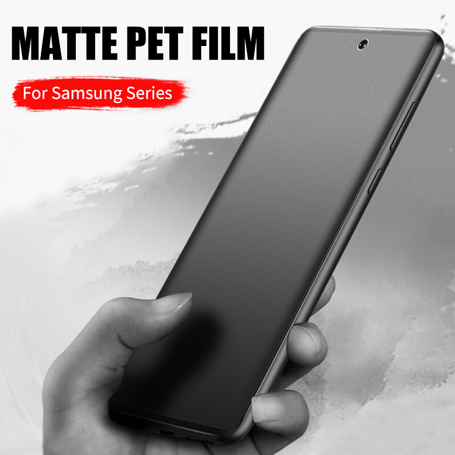 Matte Frosted Hot Bending Film For Samsung Galaxy Note 20 S22 S21 S20 ...