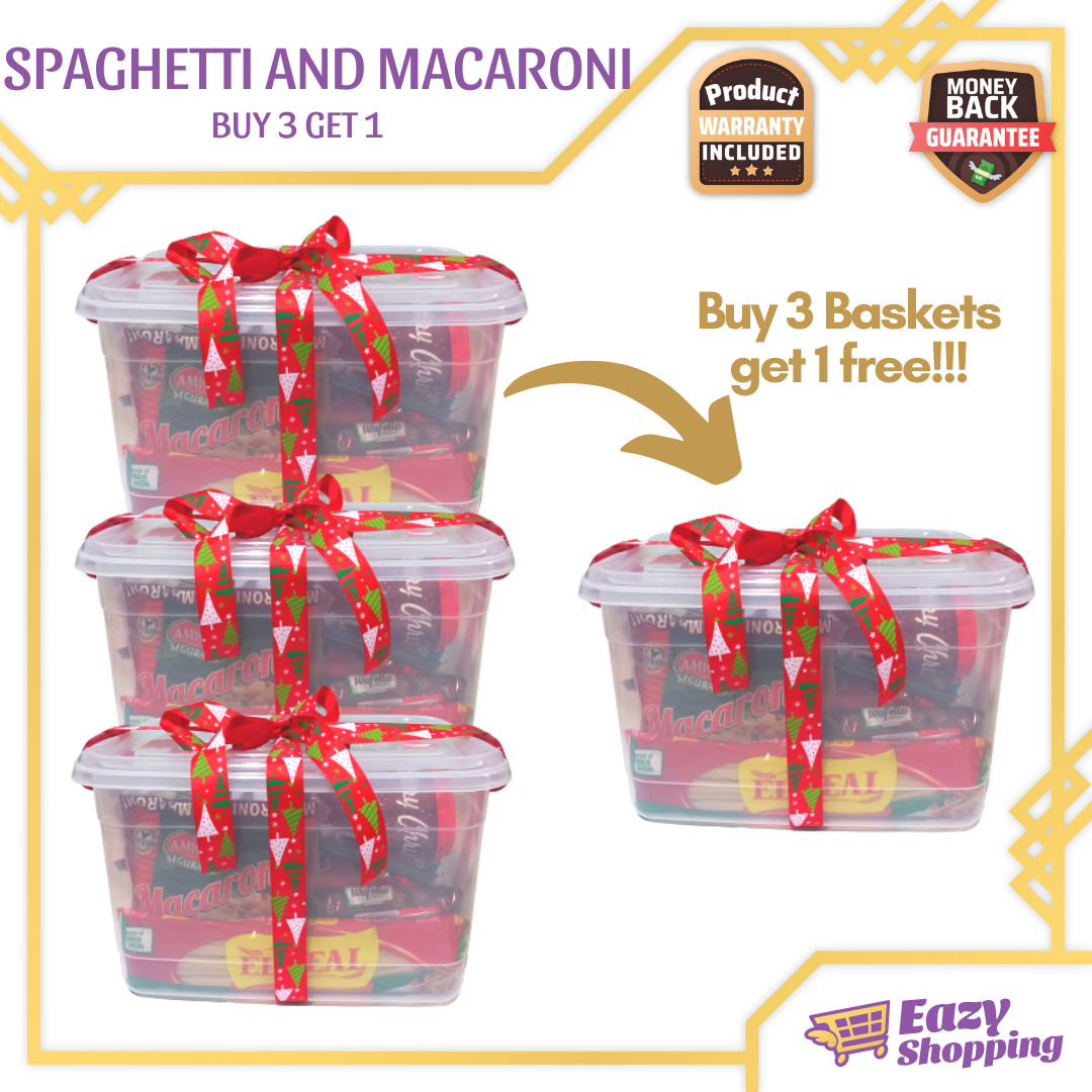 BUY 3 GET 1 FREE Spaghetti and Macaroni Package SET 3 Noche Buena Eden ...