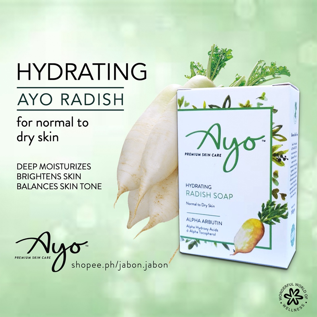 Ayo Hydrating Radish Soap 110g | Lazada PH