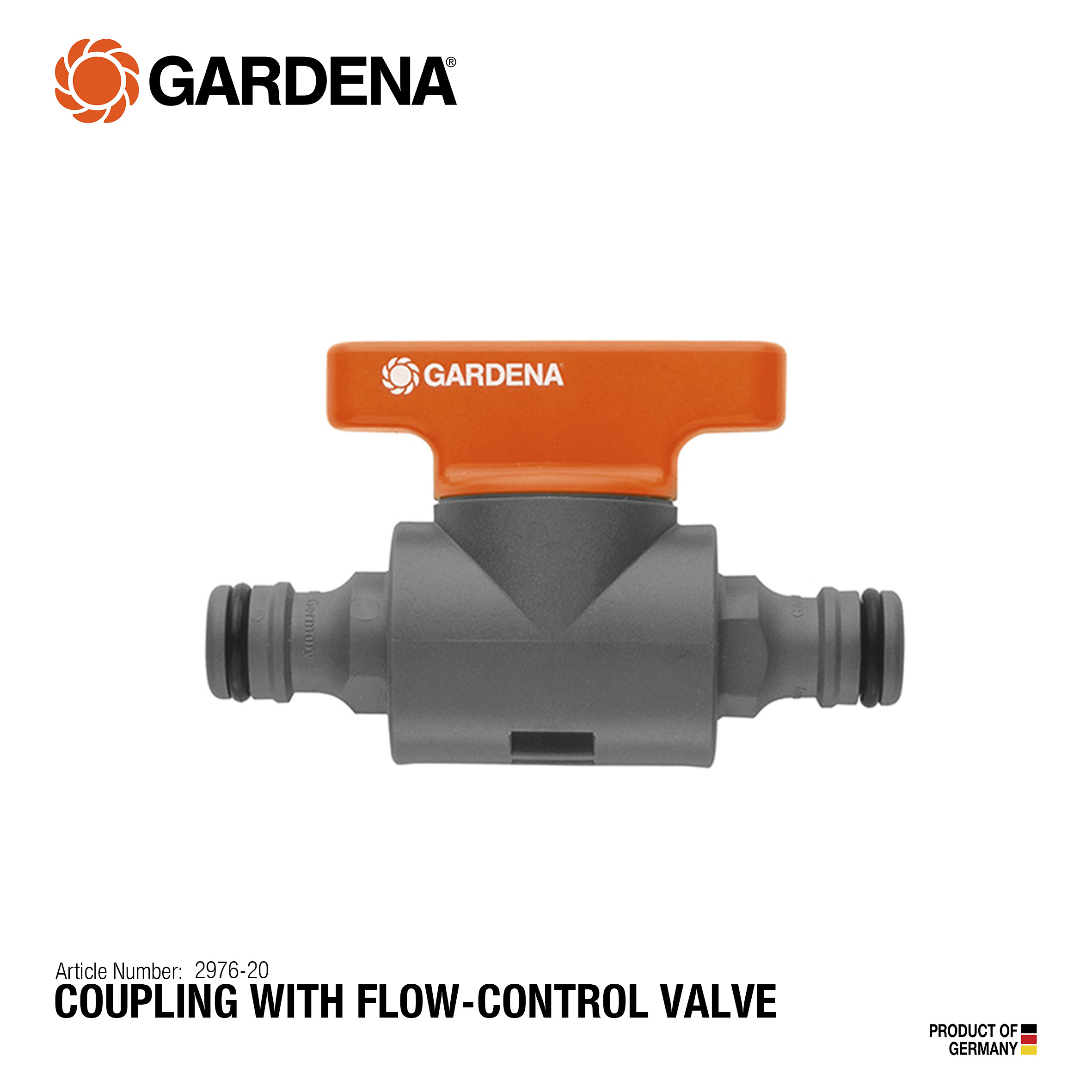 GARDENA Coupling with Flow-Control Valve | Lazada PH