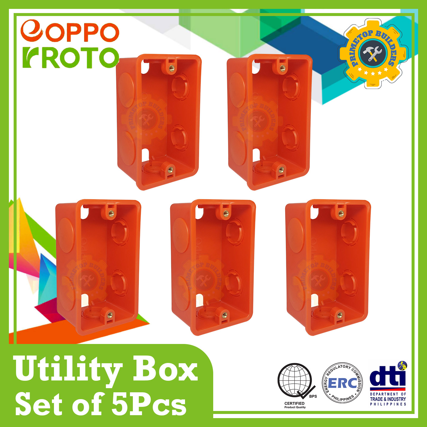 EOPPO/ROTO ELECTRICAL UTILITY BOX (Set of 5Pcs) & (Set of 10Pcs ...