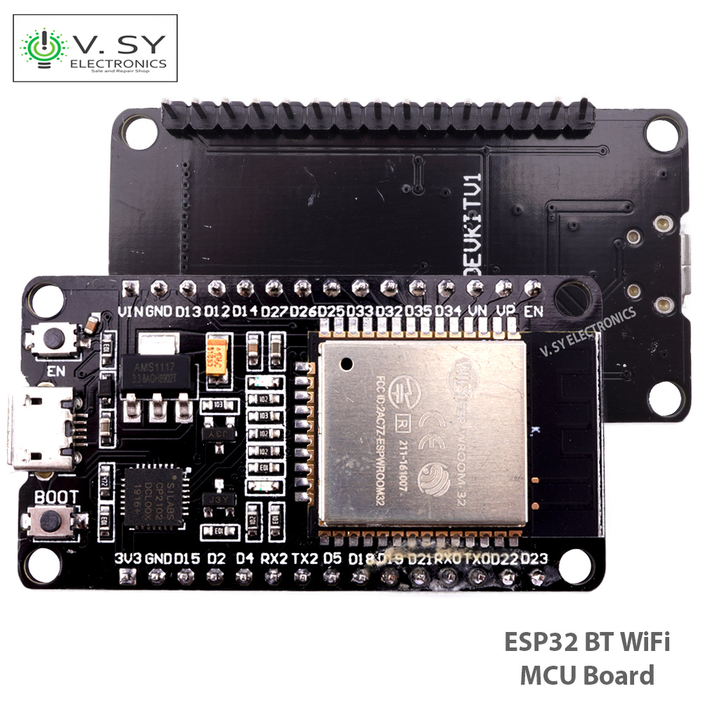 ESP-32S ESP-WROOM-32 ESP32 ESP-32 Bluetooth and WIFI Dual Core CPU with Low Power Consumption ...