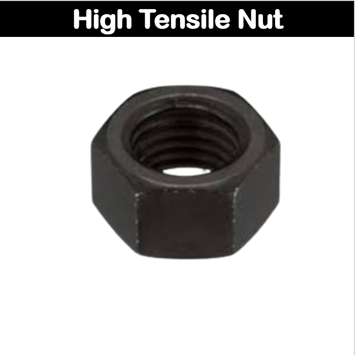 M27-M36 High Tensile Hex Nut Hexagonal HT Black Graded Nut per Piece ...