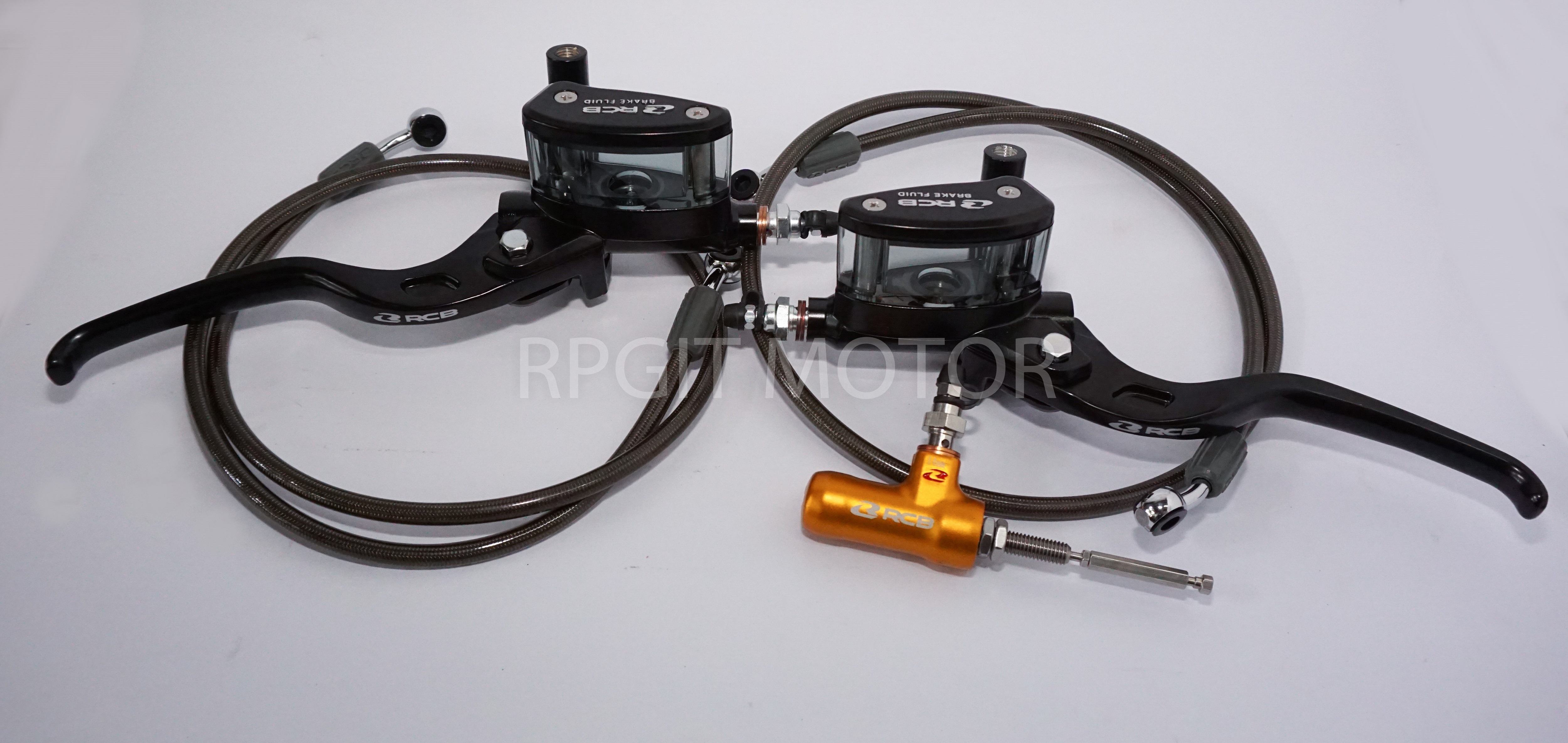 RCB Racing Boy E2 Brake Brake Clutch Set with 2 RCB 1000mm Teflon Hose ...