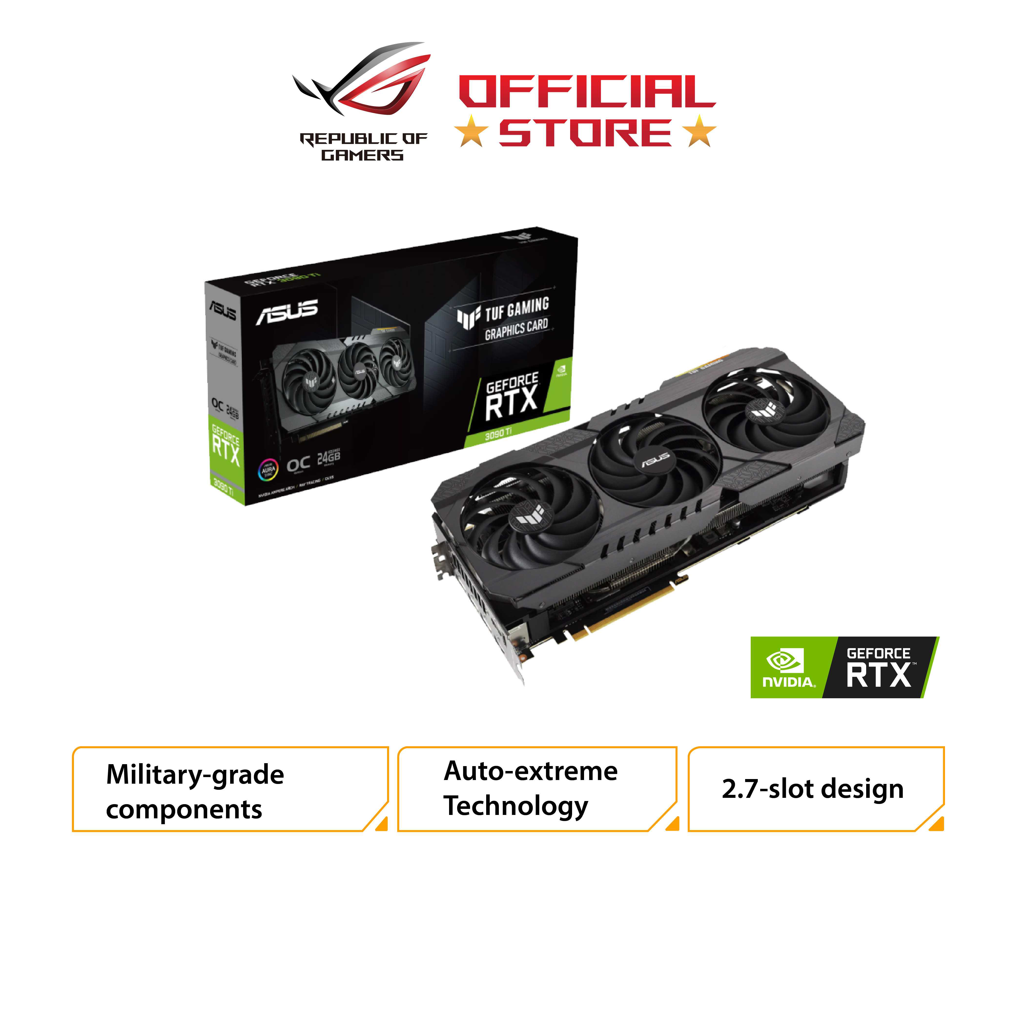 ASUS TUF Gaming NVIDIA GeForce RTX 3090 Ti OC Edition Graphics Card ...