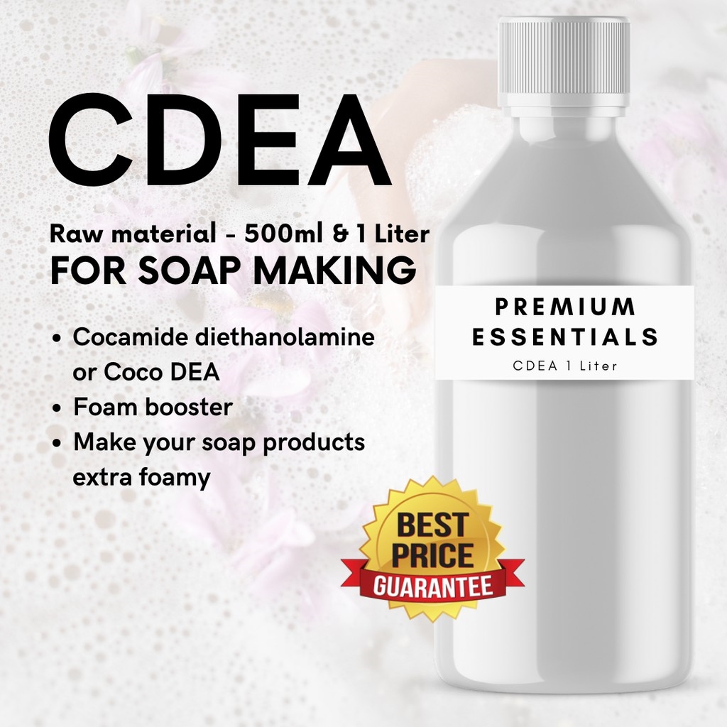 CDEA FOAM BOOSTER (1 Liter) SOAP MAKING DETERGENT - COCAMIDE ...