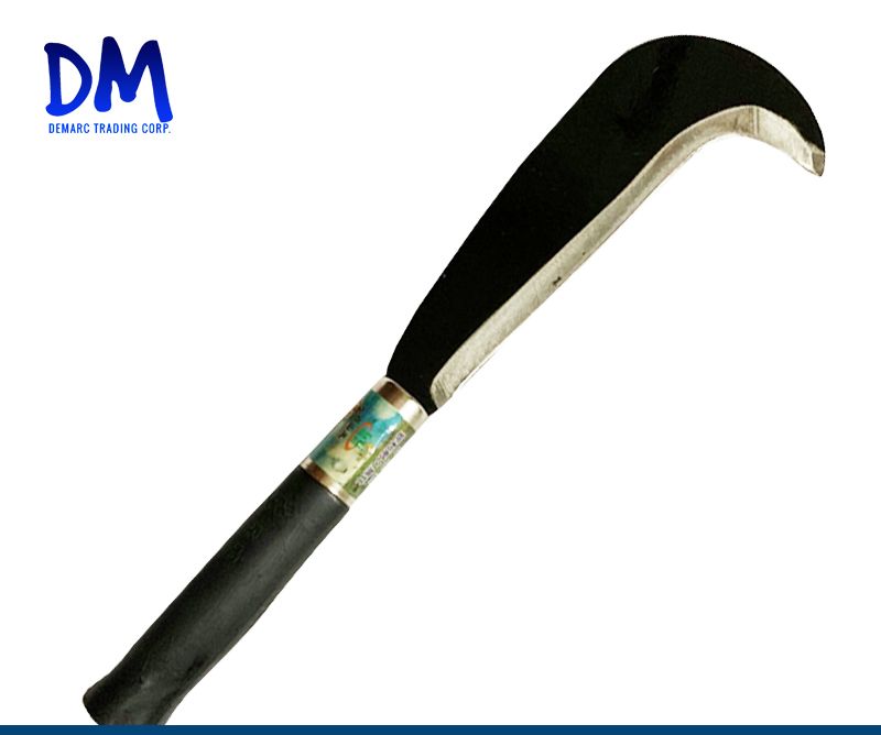 Demarc Forged Steel Garden Grass Harvest Chopper Swiss Sickle Rubber ...