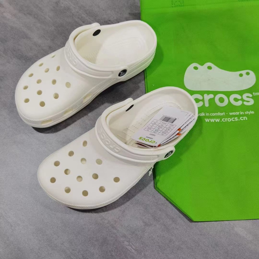 mcOCJ Genuine 100 Crocs couple sandals solid color official crocs ...