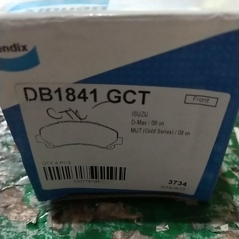 Bendix Brake Pad for Isuzu MUX/Dmax 2007-2018 Db1841KPc | Lazada PH