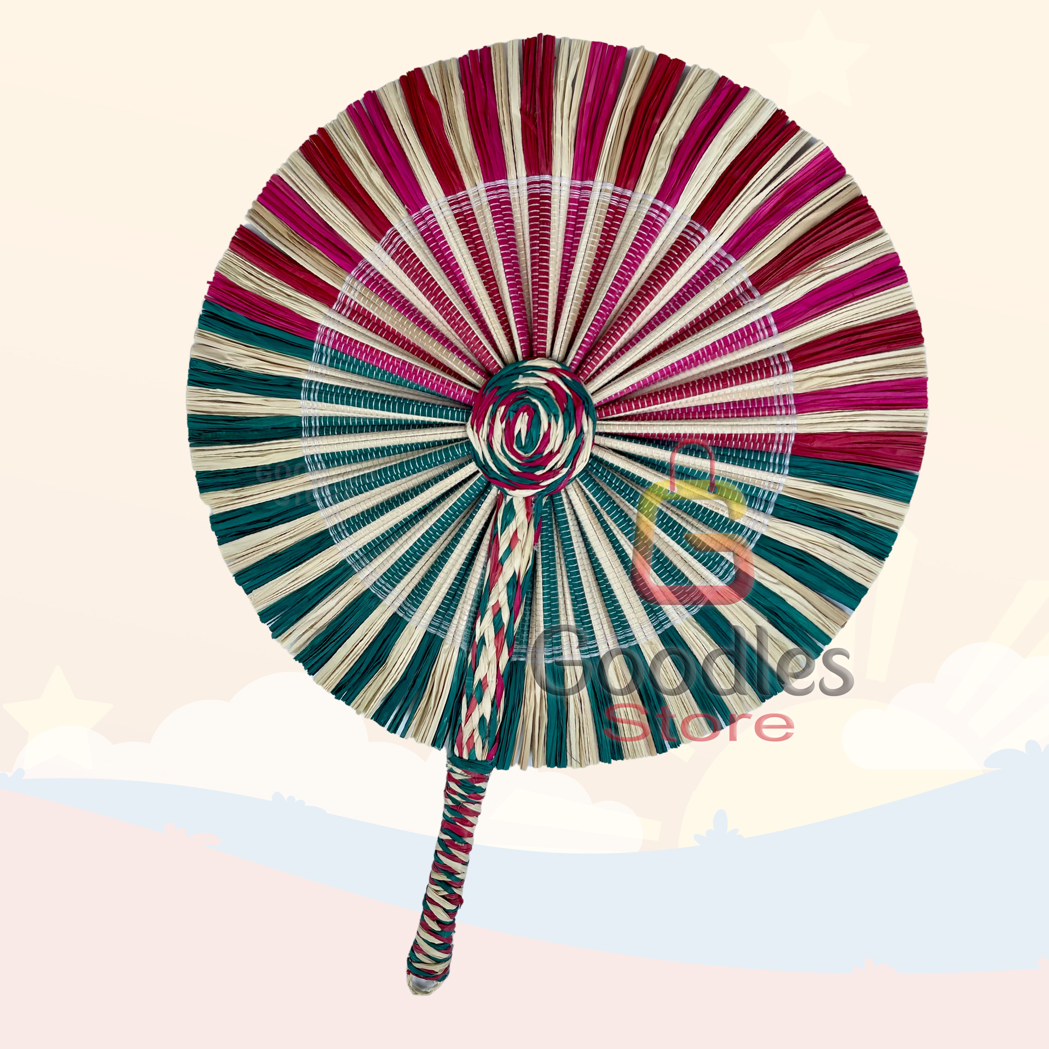 Raffia Fan Souvenir & Giveaways Philippine Native Abanico Pamaypay ...