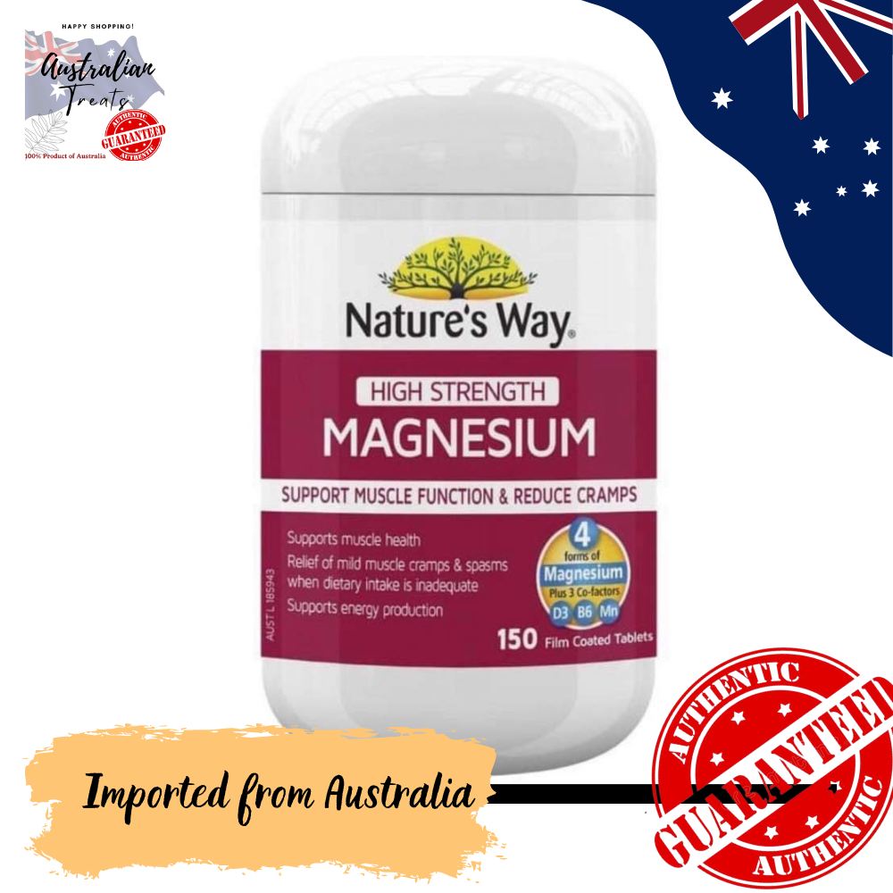 Nature's Way High Strength Magnesium 150 Tablets | Lazada PH
