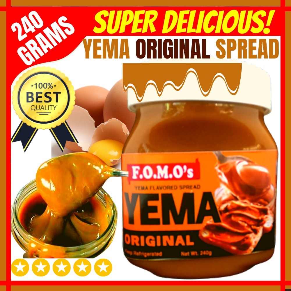 FOMO Yema Original Spread Yema Spread Palaman sa Tinapay Spread Palaman Sandwich Spread Palaman ...
