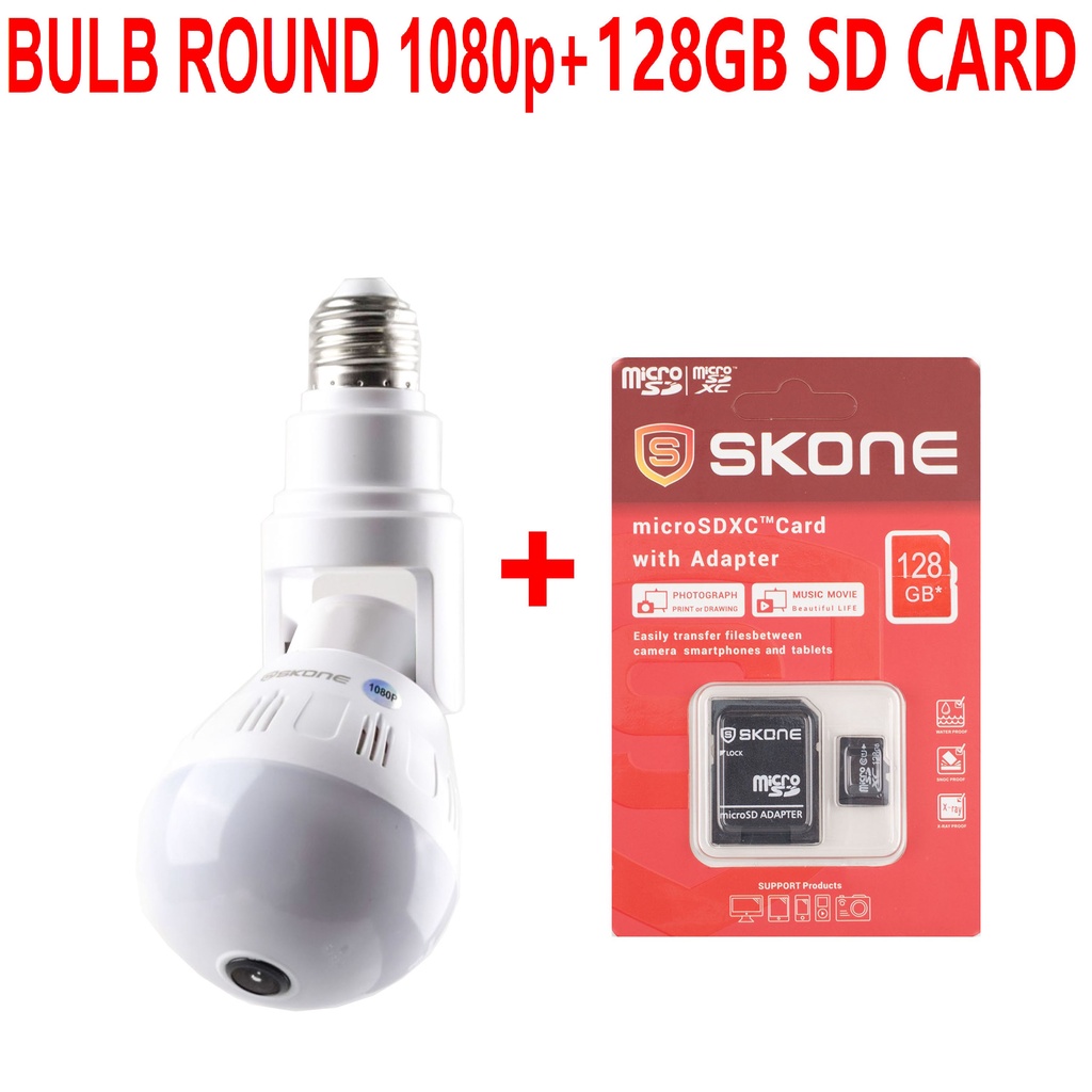 Bulb V2 Rod pe IP Camera 36 Degree 18P Paramic Wireless CCTV Camera ...