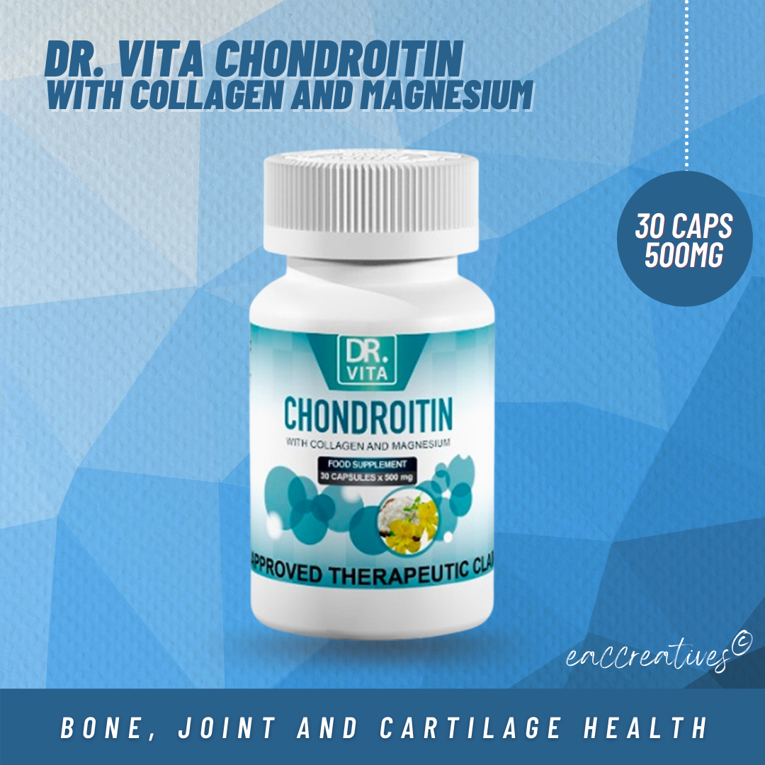 Dr. Vita CHONDROITIN with Collagen and Magnesium 500mg x 30 capsules ...
