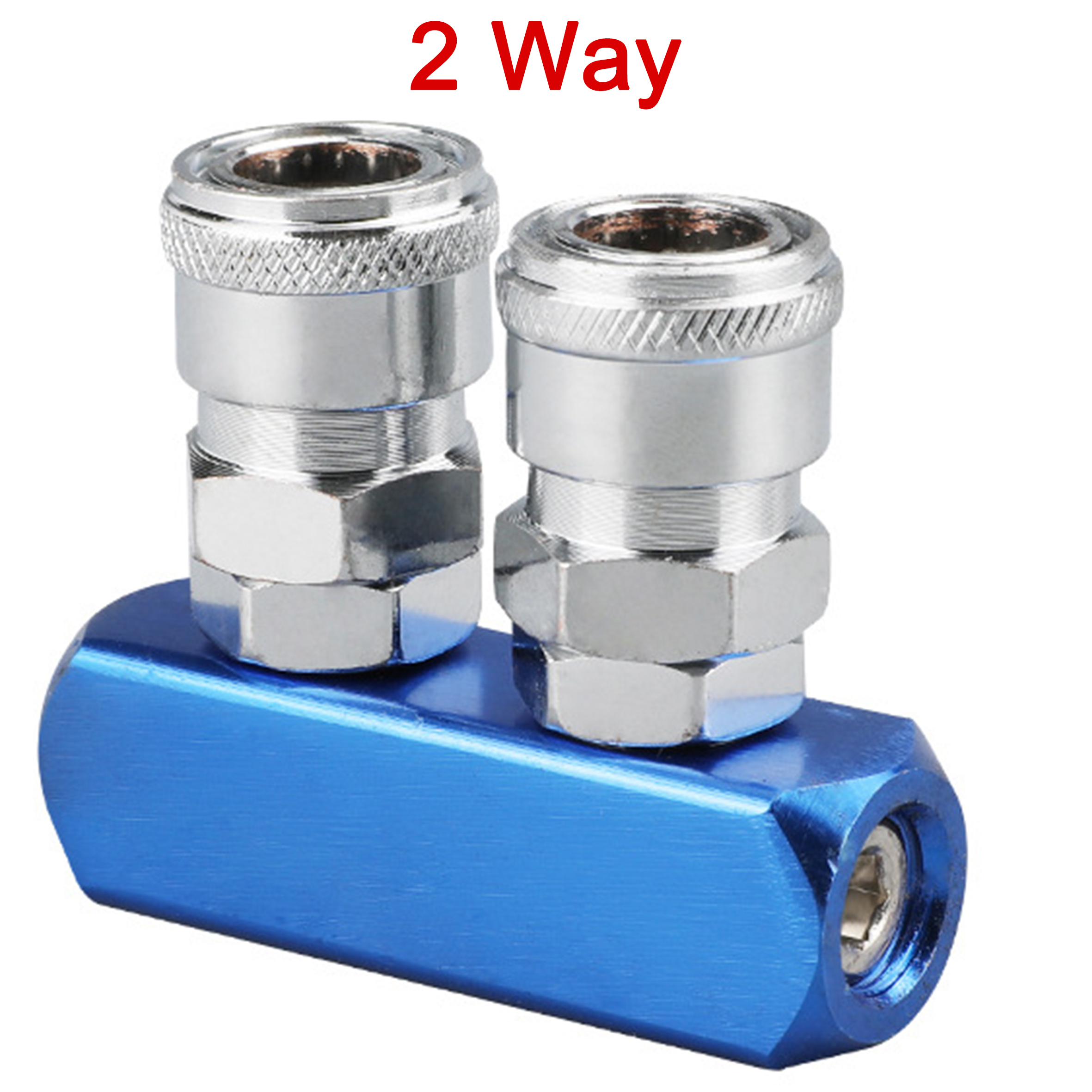 Compressor Fittings 1/4" Quick Connector Air Gas Distributor Pneumatic ...