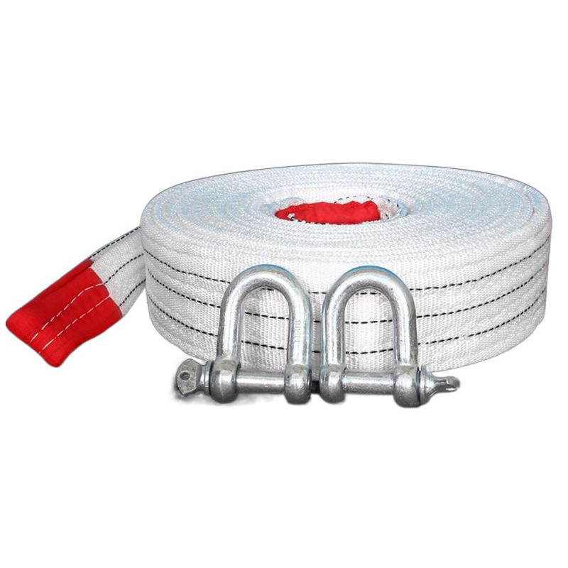 5T Nylon Towing Rope Heavy Car Trailer Towing Rope Light Reflection Tow ...