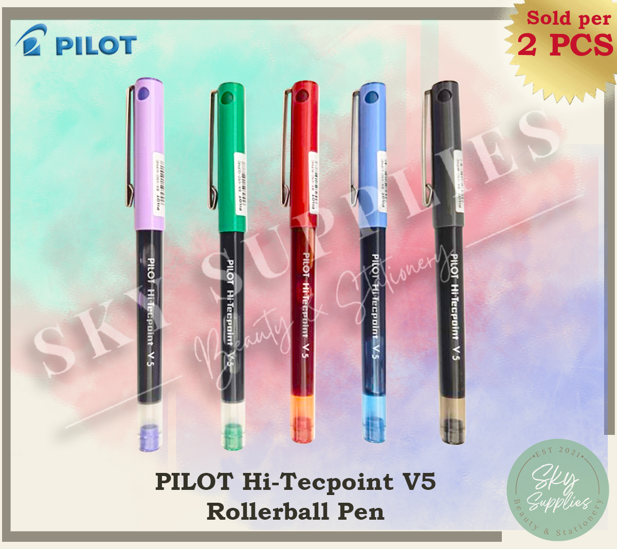 2pcs Pilot V5 / V7 Hi-techpoint | Lazada PH