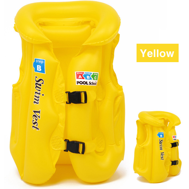 Children's Life Jackets Floating Vest Inflatable Swimming Pool Kids ...