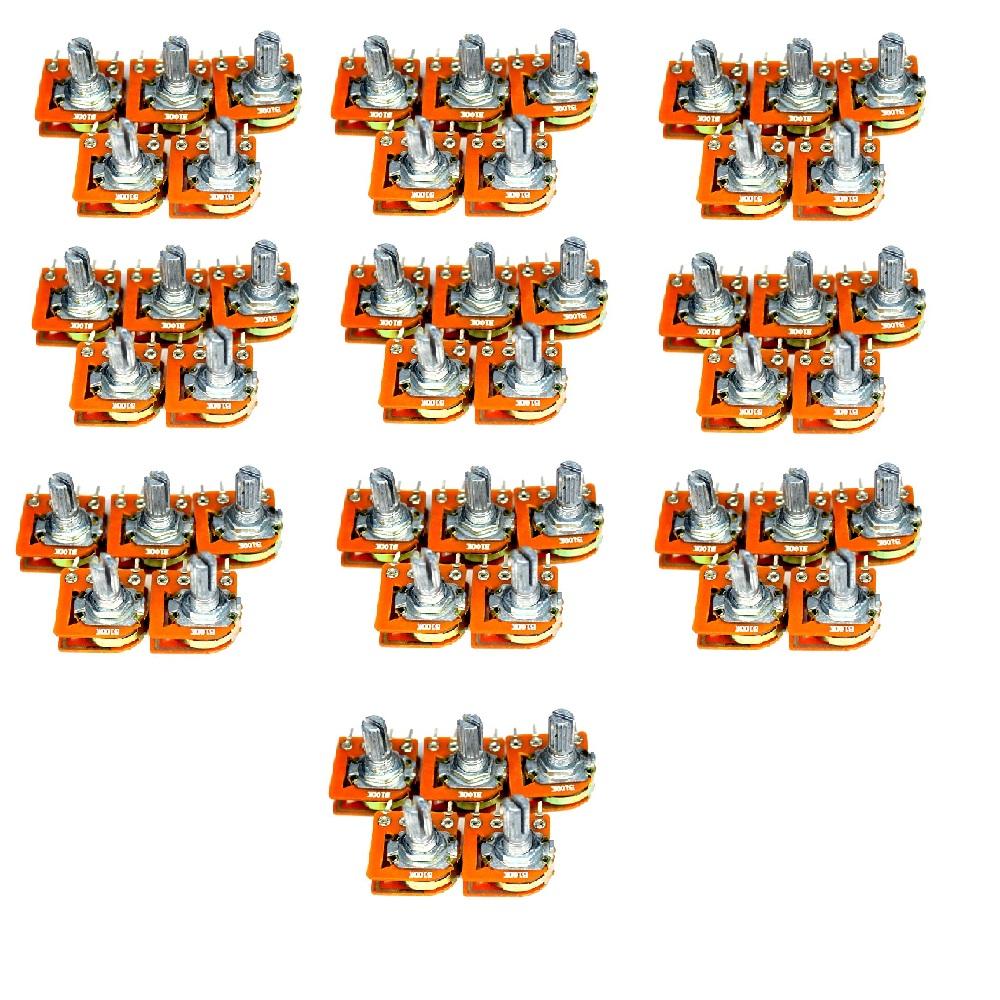 50 pcs Volume Control 8pin 100k ohm Dual Linear Taper Switches | Lazada PH