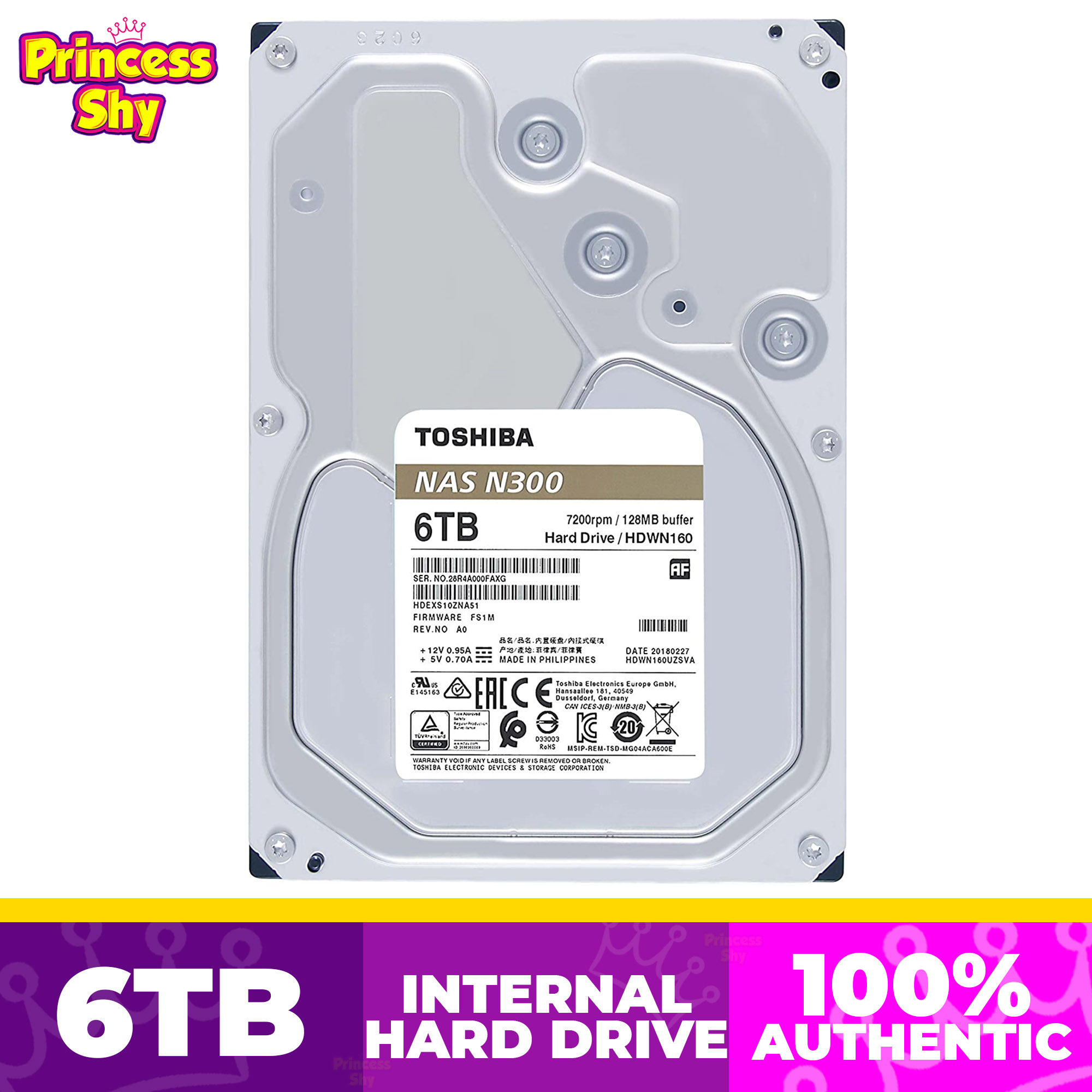 Toshiba N300 6TB NAS Hard Drive Network Attached Storage | Lazada PH