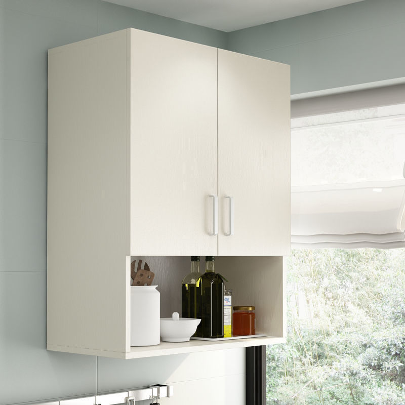 Solid wood kitchen wall cabinet wall hanging cabinet wall-mounted ...