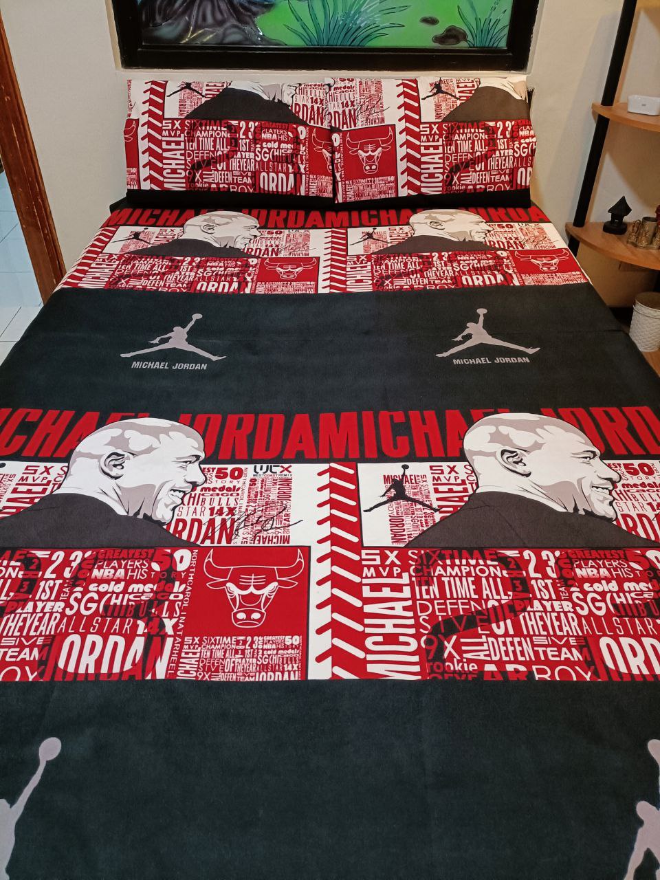 NBA Men's Bedsheets 100% Premium Canadian Cotton Bedsheets 3 in 1 Set ...
