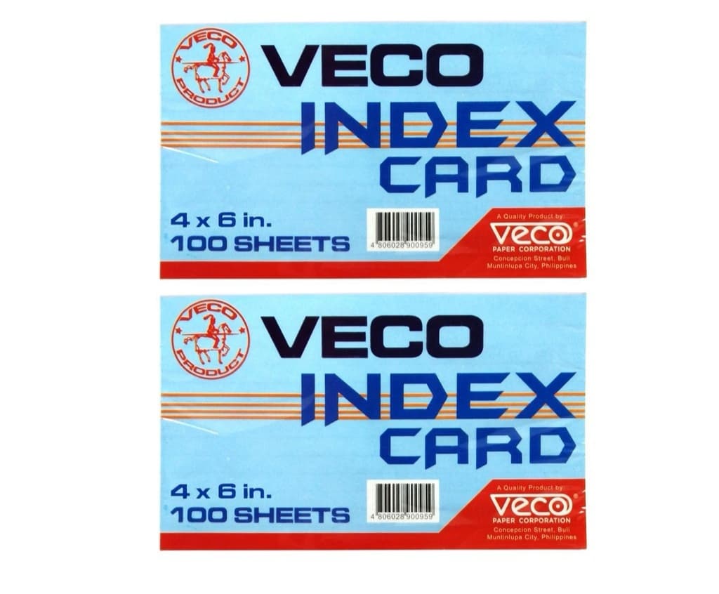 100pcs/pack Index Card White (1/8, 1/4, 1/2) | Lazada PH