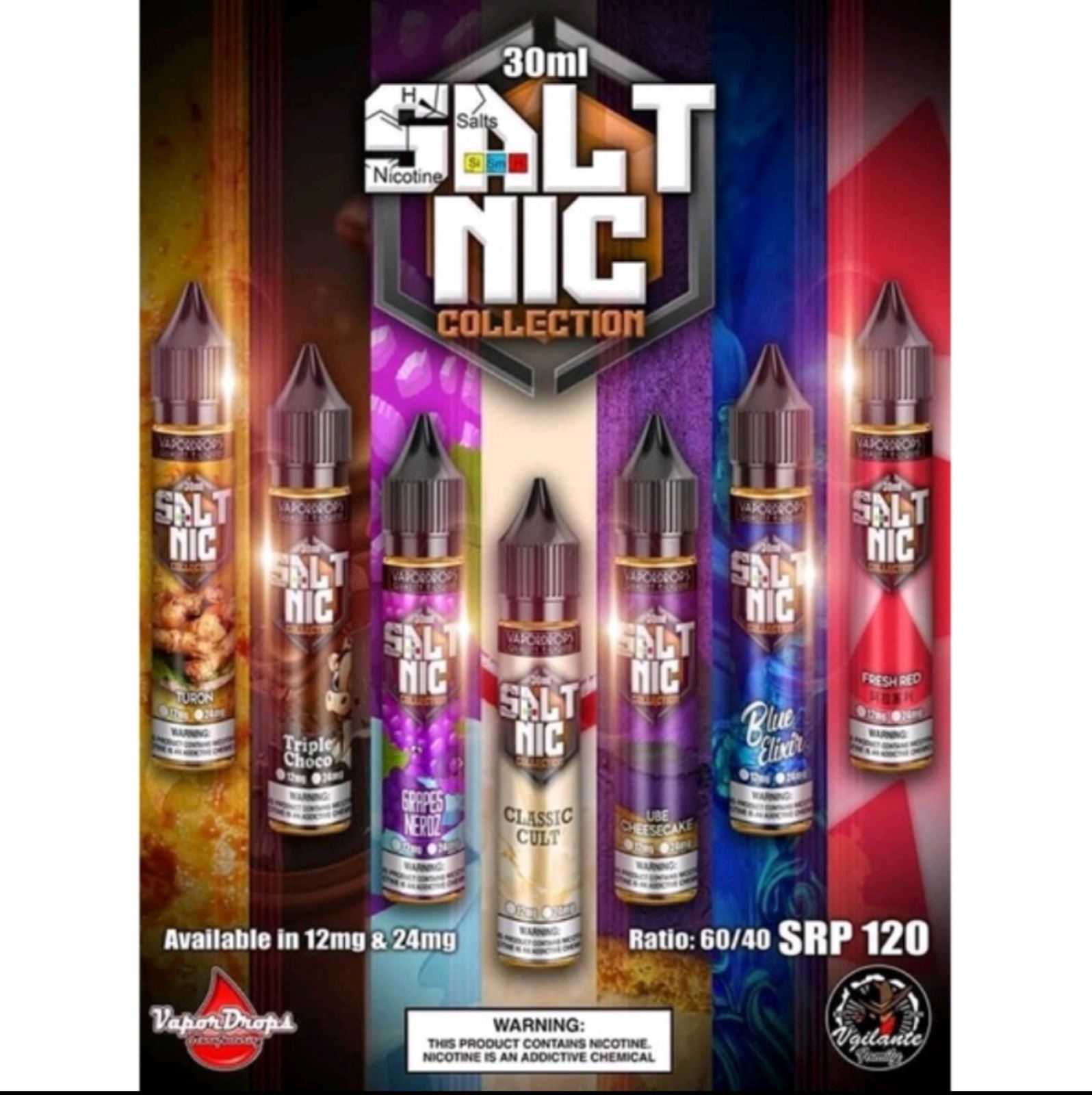 SALT NIC Collection 30ml 12mg-24mg E-juice | Lazada PH