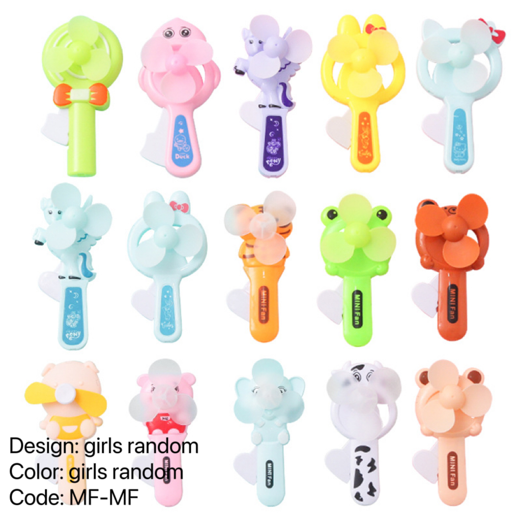 Mini Manual Fan Fan Portable Small Fans Cartoon Style Fashion Hand ...