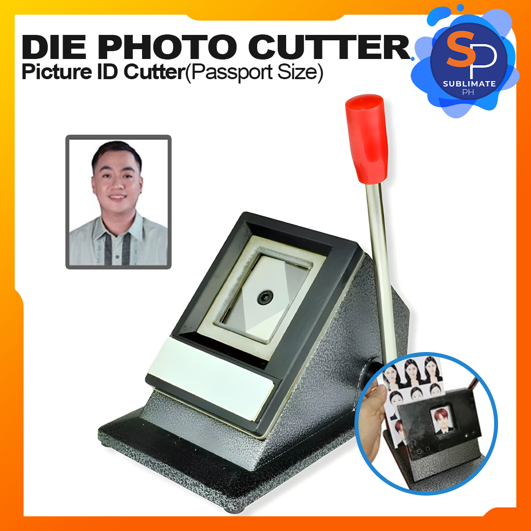 Manual Heavy Duty Die Photo Cutter(1x1 | 2x2 | Passport Size) Desktop ...