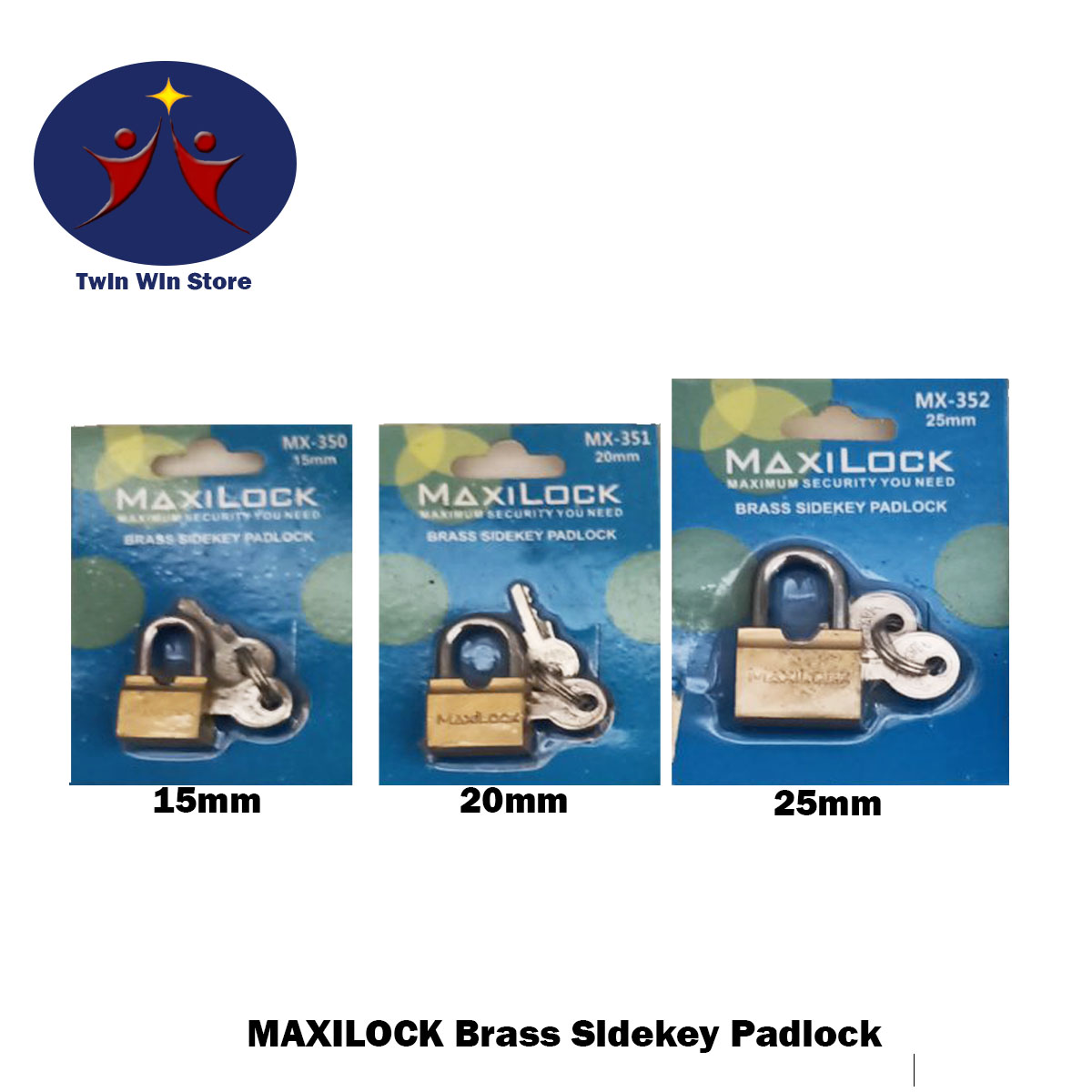 MAXILOCK Brass Sidekey Padlock | Lazada PH