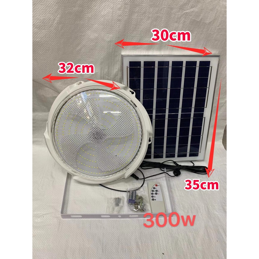 60W 100W 200W 300W LED Solar Ceiling Lights solar light Control solar ...