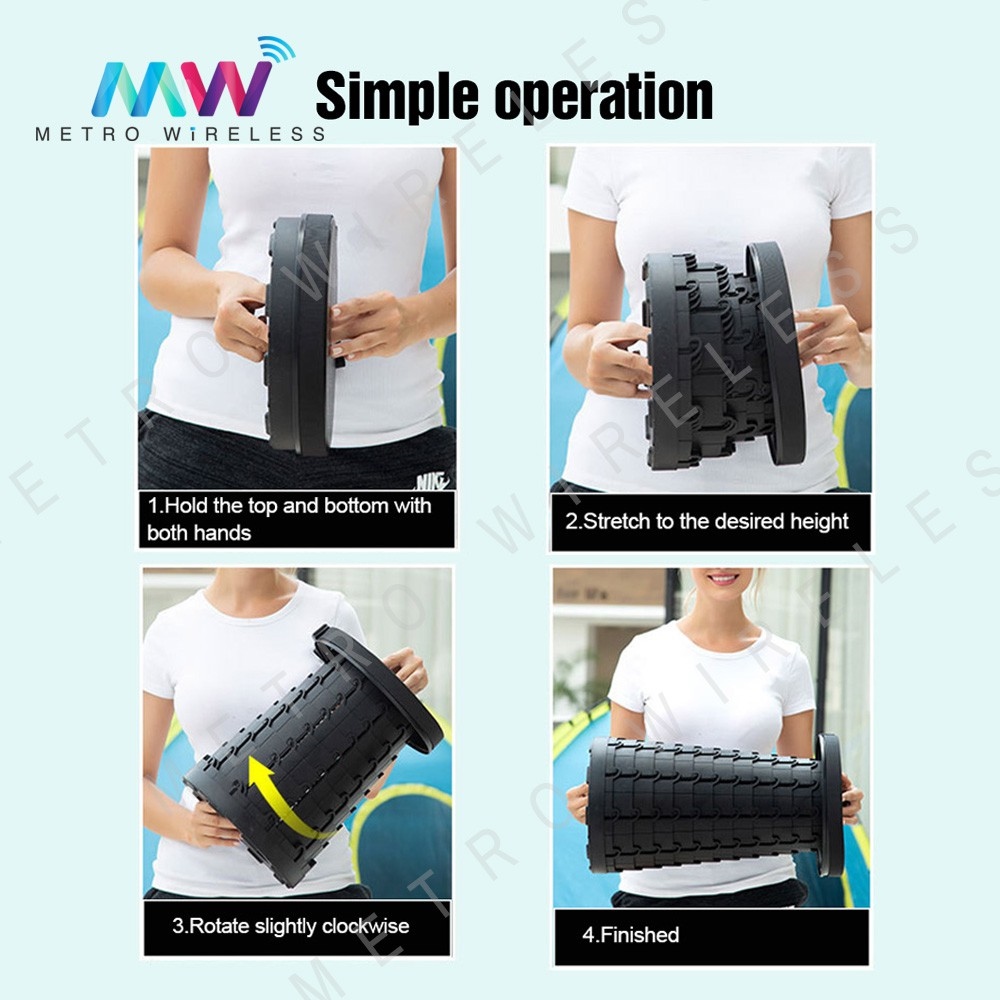【in stock】 Foldable Extension Stool Telescopic Collapsible Folding ...
