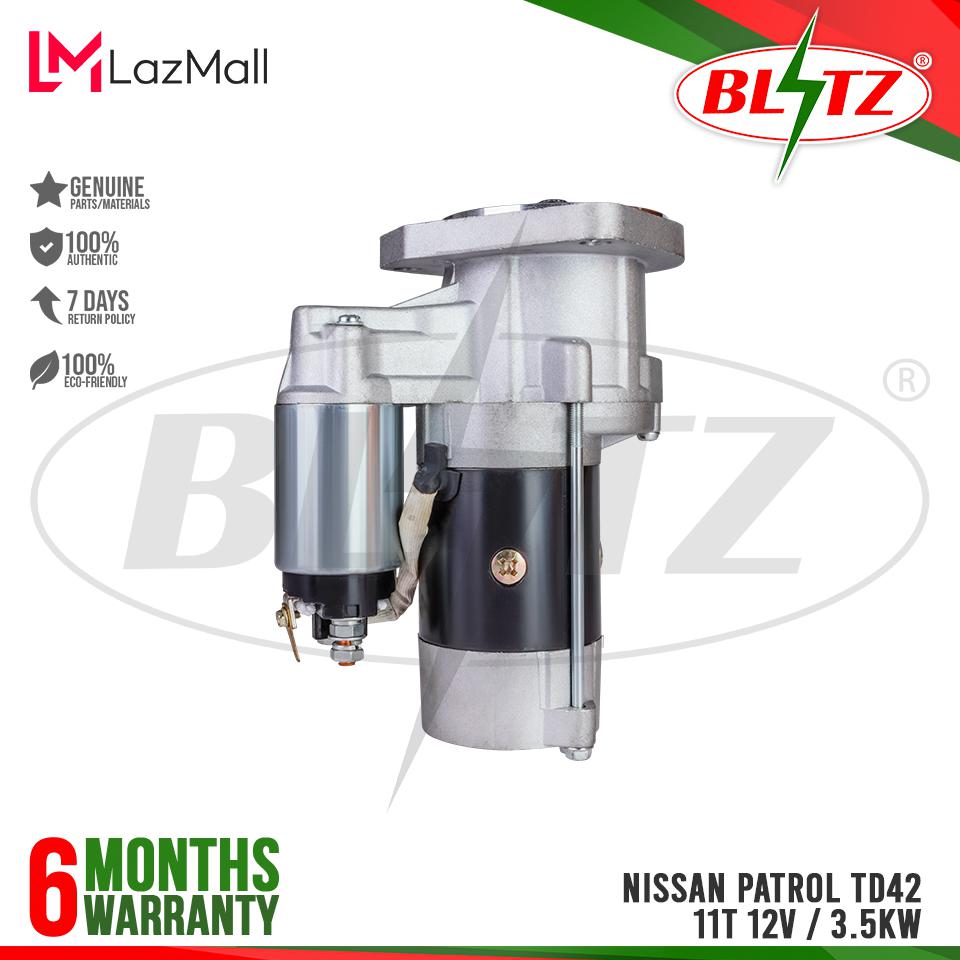 BLITZ STARTER ASSEMBLY NISSAN PATROL/ TD42 11T 12V / 3.5KW 6 MONTHS ...