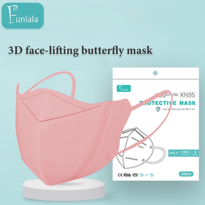 FUNLALA 50pcs 3D face-lifting butterfly mask more effectively protect ...