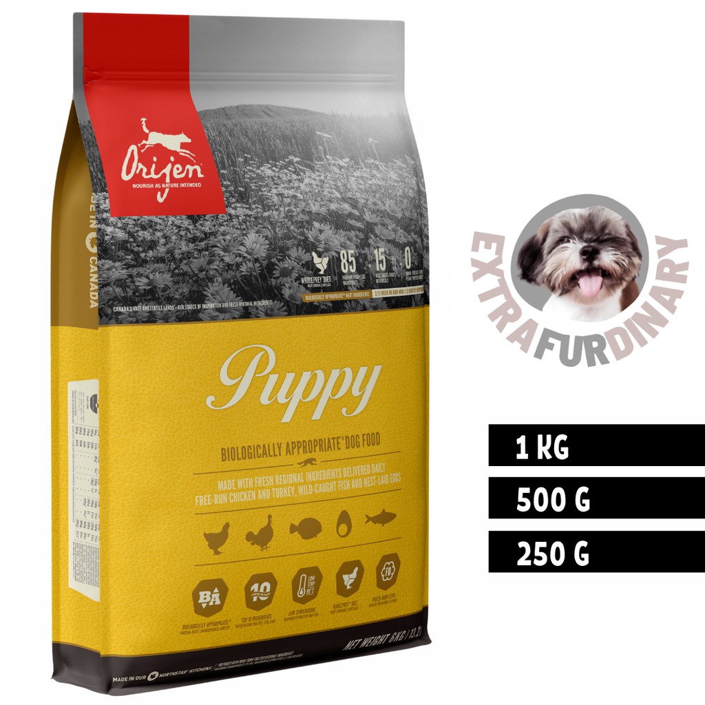 Orijen Puppy Small Breed - REPACKED - 1KG, 500G, 250G Dog Food Repack ...