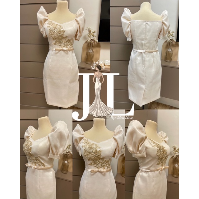 Filipiniana Piña cocoon - modern | Lazada PH