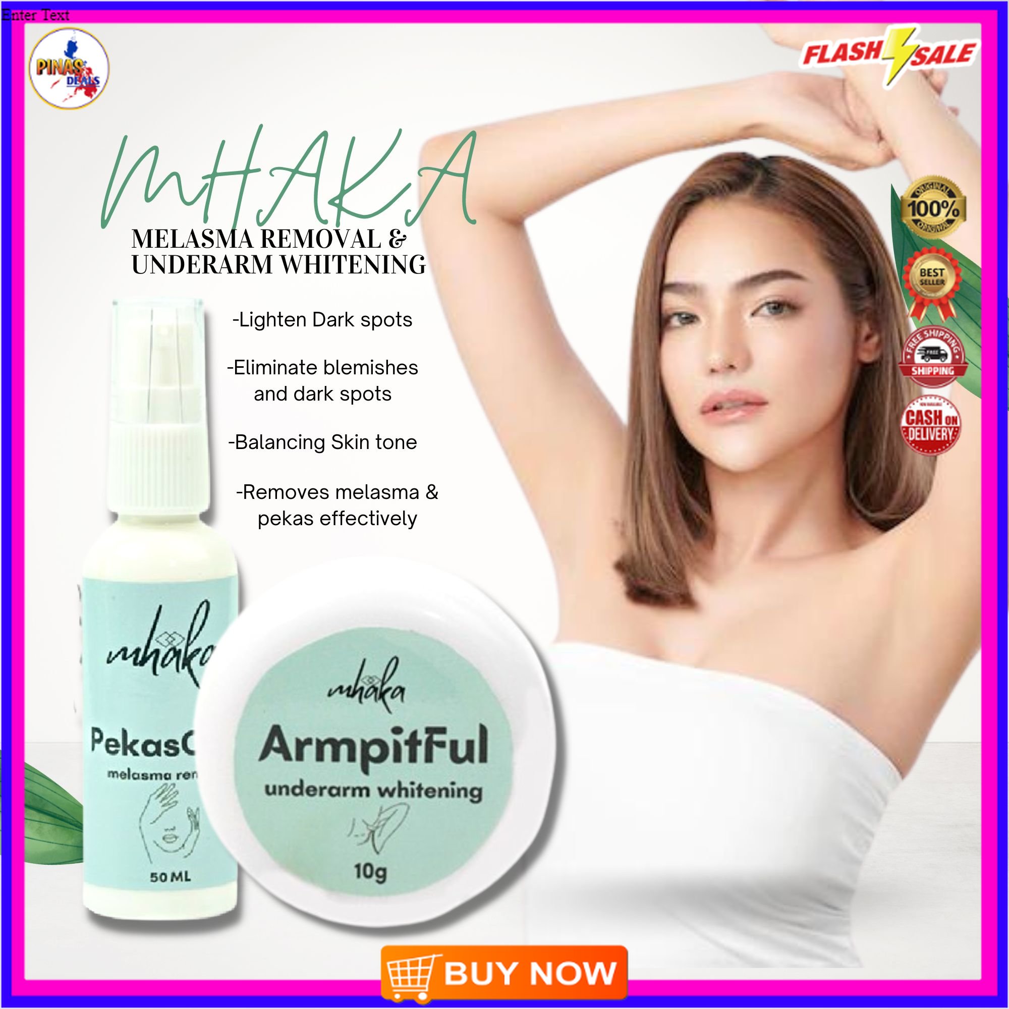 Original mhaka pekascure melasma removal 50ml - cure for dark spot ...