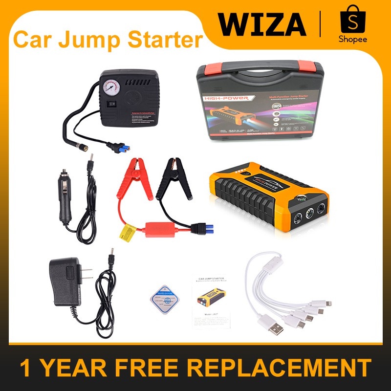 [WIZA] 99800mAh Car Jump Starter Power Bank Car Battery Jump Starter ...