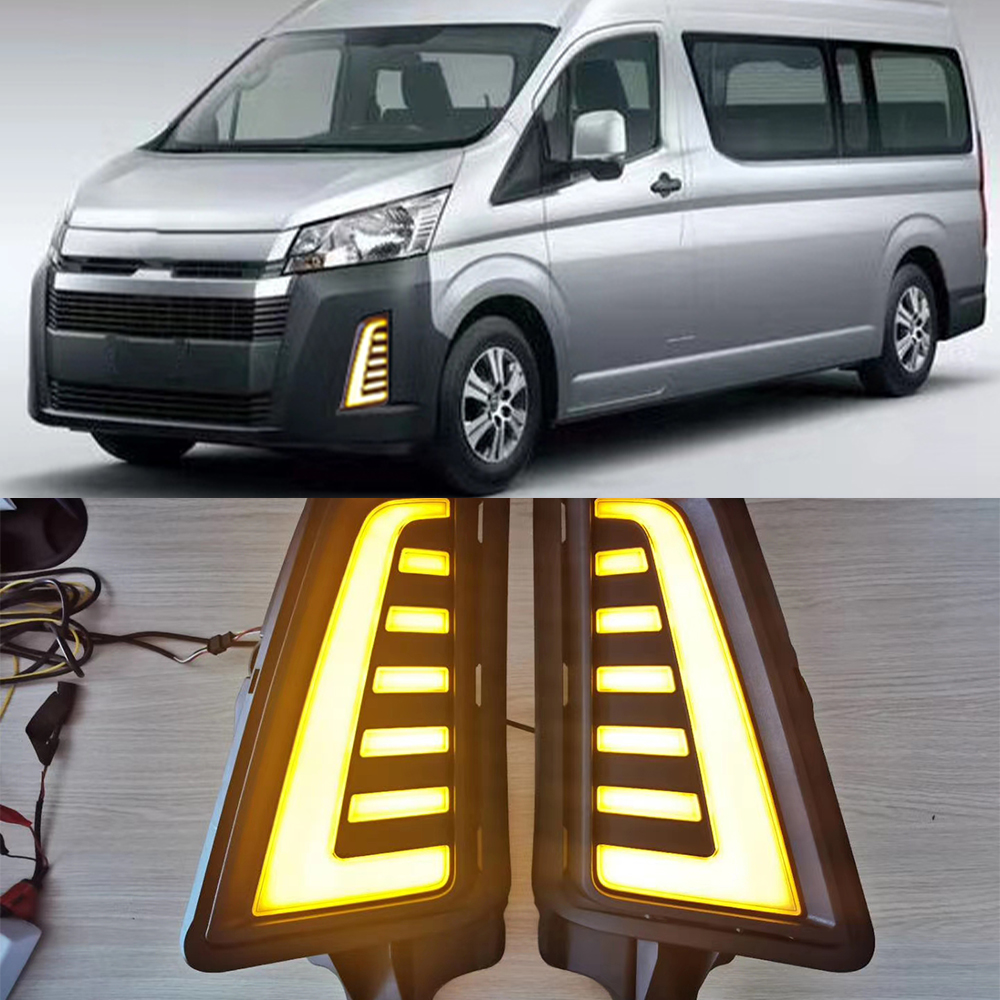 YE-004 2019-2022 HIACE DRL FOG LIGHT LED Daytime Running Light With ...