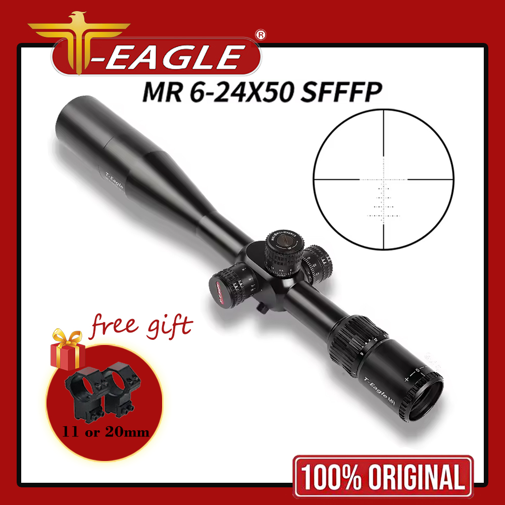 T-Eagle MR 6-24x50SFFFP Compact Rifle Scope Hunting Optical Sight ...