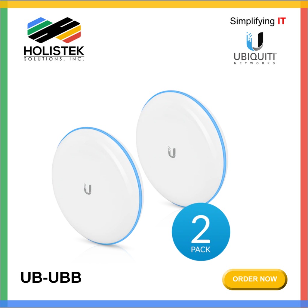 Ubiquiti Unifi 60 GHz/5GHz PTP Bridge Kit with Gbps+ UniFi Building-to ...