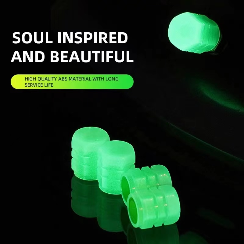 Luminous Tire Valve Cap Pito Cap Car Motorcycle Bike Wheel Hub Glowing ...