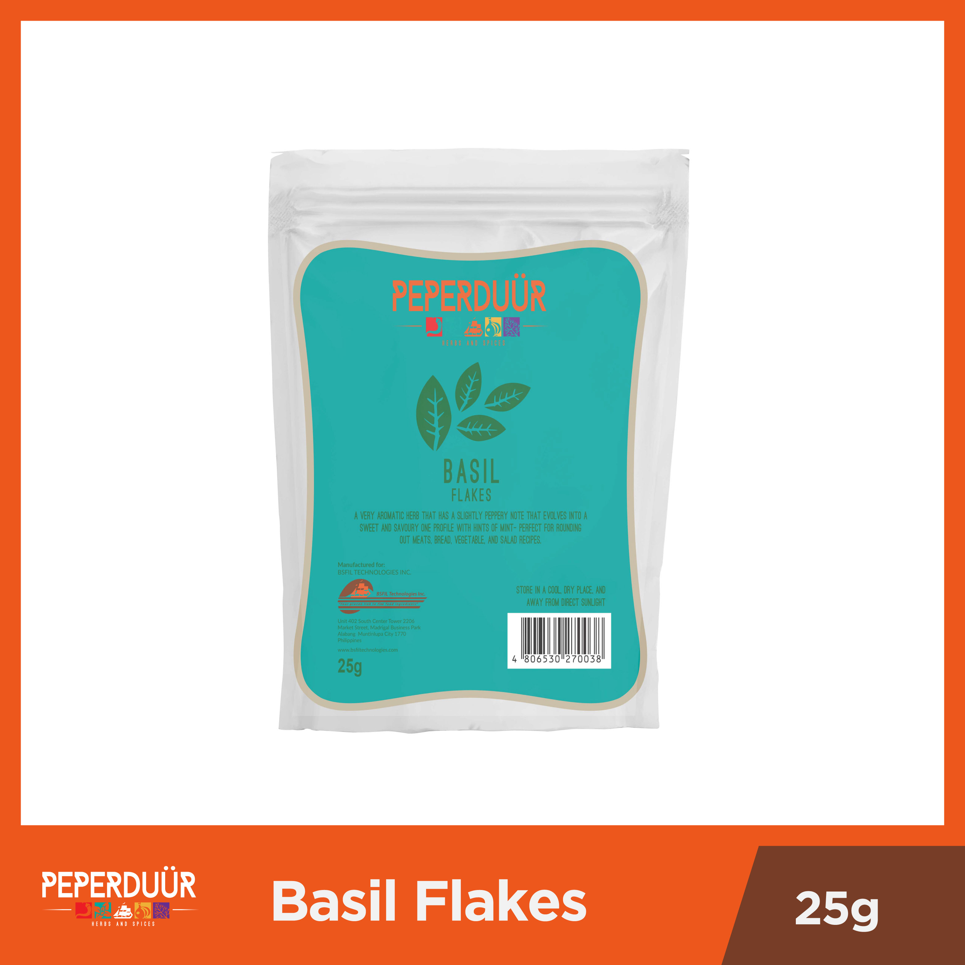 Peperduur Basil Flakes (25g) | Lazada PH