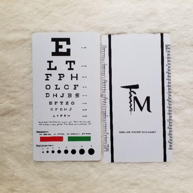 [TM2019] Pocket Snellen Eye Chart | Lazada PH