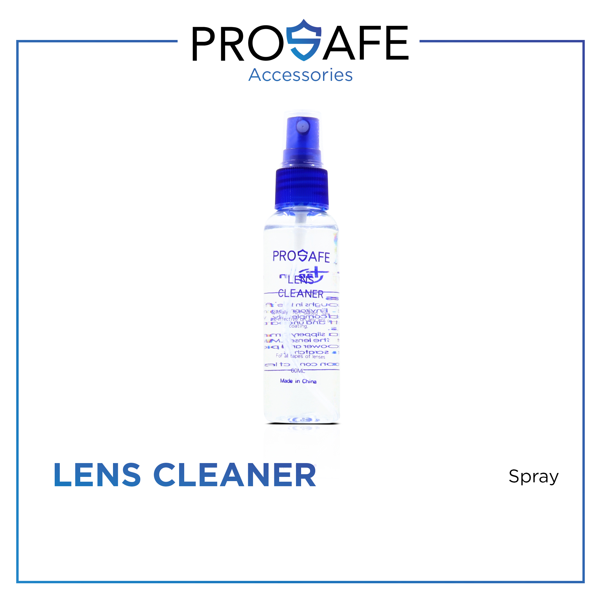 ProSafe Lens Spray Cleaner 60ml Accessories for Eyewear/Camera/LED ...