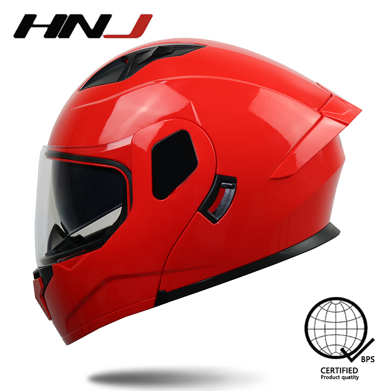 HNJ 937 Modular Helmet Men's Full Face Motorcycle Helmet Dual Visor ...